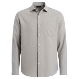 Ombre Button Up Shirt male size S Grey