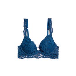 Etam N&deg;2 &ndash; Tief ausgeschnittener Push-up-BH 'Legende' Damen Gr&ouml;&szlig;e 75 ultramarinblau
