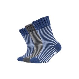 Camano Socken M&auml;dchen Gr&ouml;&szlig;e 31/34 marine / grau / wei&szlig;