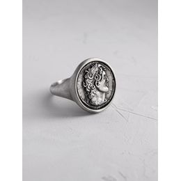 Reytel Ring 'GAIUS IULIUS CAESAR' Herren Gr&ouml;&szlig;e 71 silber