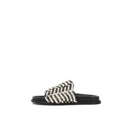Kazar Mules female size 38 Black / White
