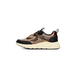 Posh By Poelman Sneaker Damen Gr&ouml;&szlig;e 40 beige / braun / schwarz Sommerschuhe