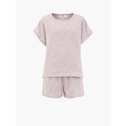 Amourlinen Pyjama 'Cloud Nine' Damen Gr&ouml;&szlig;e M creme Sommerkleid
