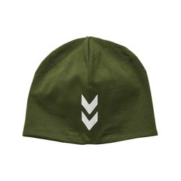 Hummel M&uuml;tze 'Perry' Jungen Gr&ouml;&szlig;e 50/52 oliv / wei&szlig;
