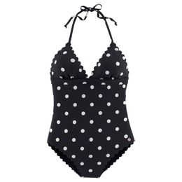 Lascana Badeanzug Damen Gr&ouml;&szlig;e XS schwarz / wei&szlig;
