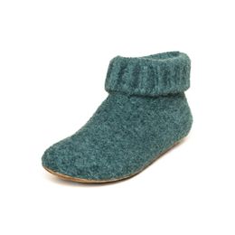 Gottstein Slippers 'H&uuml;ttenschuhe Knit Boot' female size 43 Green