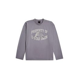 G-Star Raw G-star Shirt - 'Sunfaded Relaxed Graphic T-Shirt' Herren Gr&ouml;&szlig;e M grau