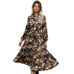 Yesfashion Kleid Damen Gr&ouml;&szlig;e 36 navy Sommerkleid