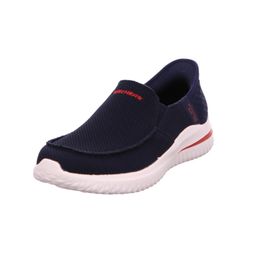 SKECHERS Moccasins male size 45 Navy / Red