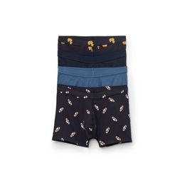 Tezenis Boxershorts Jungen Gr&ouml;&szlig;e 116/122 saphir / brokat / schwarz / wei&szlig;