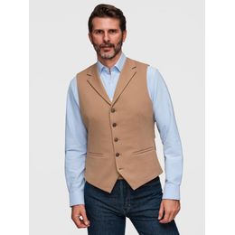 Ombre Weste Herren Gr&ouml;&szlig;e 48/50 karamell