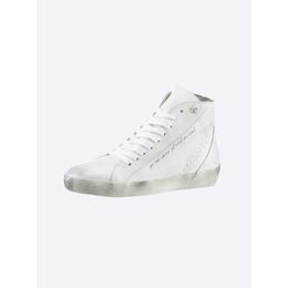 Heine Damen Sneaker, Wei&szlig;, Gr. 35, Sneakers & Schn&uuml;rer, Material: Rindsleder