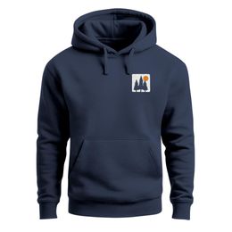 Neverless Sweatshirt 'Pine Trees' male size XXL Navy