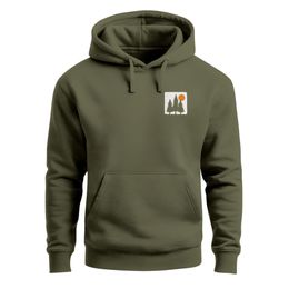 Neverless Sweatshirt 'Pine Trees' Herren Gr&ouml;&szlig;e S gr&uuml;n