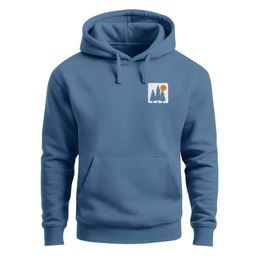 Neverless Sweatshirt 'Pine Trees' Herren Gr&ouml;&szlig;e S blau