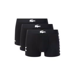 Lacoste Boxershorts Herren Gr&ouml;&szlig;e L schwarzmeliert