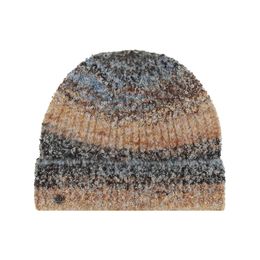 Loevenich M&uuml;tze Damen Gr&ouml;&szlig;e 55/60 beige / blau / braun