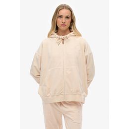 Superdry & Co Zip-Up Hoodie 'Country Club' female size XL Powder