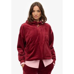 Superdry & Co Strickjacke 'Country Club' Damen Gr&ouml;&szlig;e XL kirschrot