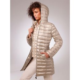 Damen Daunenjacke, Braun, Gr. 36, CREATION L PREMIUM, Steppjacken, Material: Polyester