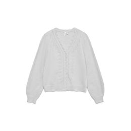 VERO MODA Knit Cardigan 'VMLya' female size XS Light grey