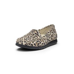 vitaform Slipper Damen Gr&ouml;&szlig;e 37 creme / chamois / schwarz Sommerschuhe