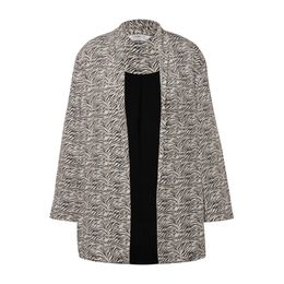 Angel Of Style Jacke Damen Gr&ouml;&szlig;e 4XL ecru / schwarz Sommerjacke