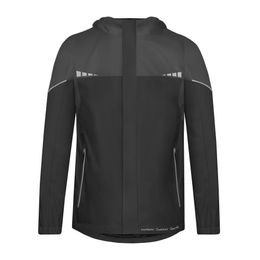 Normani Regenjacke Sointula' Jungen Gr&ouml;&szlig;e 86/92 dunkelgrau / schwarz