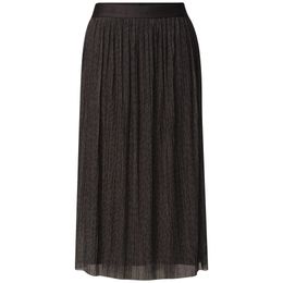 Street One Midirock aus Mesh in Pliss&eacute;estruktur Damen Gr&ouml;&szlig;e 40 bunt