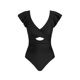 Cupshe Badeanzug Damen Gr&ouml;&szlig;e XL schwarz