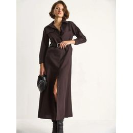 Bianco Lucci Kleid 'Midi' Damen Gr&ouml;&szlig;e 36 dunkelbraun Sommerkleid