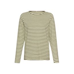 Camel Active Langarmshirt aus reiner Baumwolle Damen Gr&ouml;&szlig;e XL dunkelgr&uuml;n