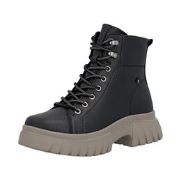 Rieker Lace-Up Ankle Boots female size 40 Black
