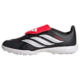 adidas Performance Fu&szlig;ballschuh 'Predator League' Jungen Gr&ouml;&szlig;e 33.5 rot / schwarz / silber / wei&szlig;