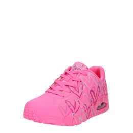 Skechers Sneaker 'Uno - Spread The Love' Damen Gr&ouml;&szlig;e 36 grau / pink / pitaya Sommerschuhe