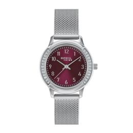 Breil Uhr 'EYE TO EYE' Damen Gr&ouml;&szlig;e One Size burgunder / silber