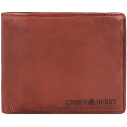 Greenburry Geldb&ouml;rse 'Vintage Washed' Herren Gr&ouml;&szlig;e XS/XXL braun