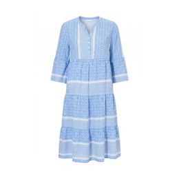 Angel Of Style Kleid Damen Gr&ouml;&szlig;e 42 cyanblau / wei&szlig; Sommerkleid
