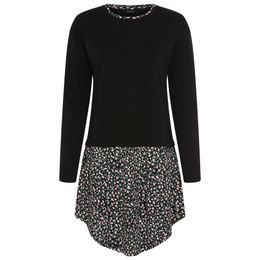 Laura Scott Kleid Damen Gr&ouml;&szlig;e 38 smaragd / altrosa / pastellpink / schwarz Sommerkleid