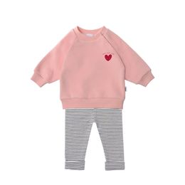 Liliput Sweatshirt und Leggings 'Herz' Jungen Gr&ouml;&szlig;e 62/68 rosa