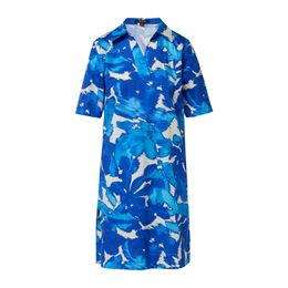 comma, COMMA Kleid Damen Gr&ouml;&szlig;e 40 ecru / blau / azur Sommerkleid