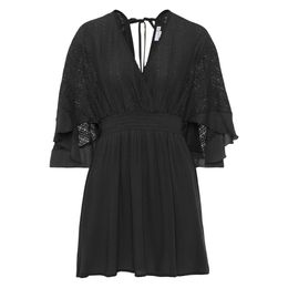 Lascana Kleid Damen Gr&ouml;&szlig;e 36 schwarz Sommerkleid