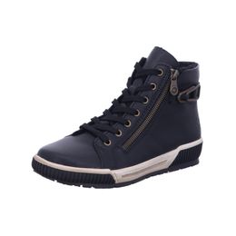Rieker Boots 'Stiefel Damen N0708 00 Kunststoff (Synthetik) in schwarz' female size 39 Black