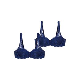 Triumph B&uuml;gel-BH ' Amourette 300 ' Damen Gr&ouml;&szlig;e 70 blau