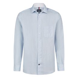 HECHTER PARIS Langarmhemd Herren Gr&ouml;&szlig;e 47/48 blau