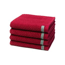 Ross Handtuch 'Smart' Damen Gr&ouml;&szlig;e 50 x 100 rot