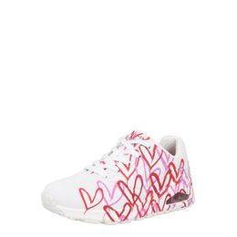 Skechers Sneakers 'Uno-Spread The Love' female size 41 Fuchsia / Carmine red / White