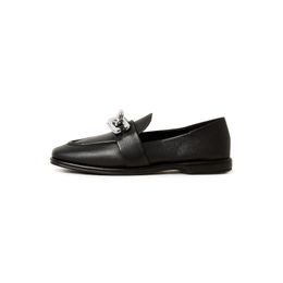 CESARE GASPARI Slipper Damen Gr&ouml;&szlig;e 37 schwarz Sommerschuhe