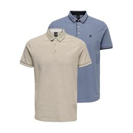 Only & Sons Shirt 'Onsefletcher' Herren Gr&ouml;&szlig;e L blaumeliert