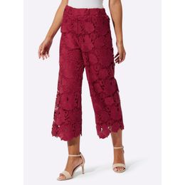 Heine Damen 7/8-Hose, Rot, Gr. 20, 7/8-Hose, Material: Polyester
